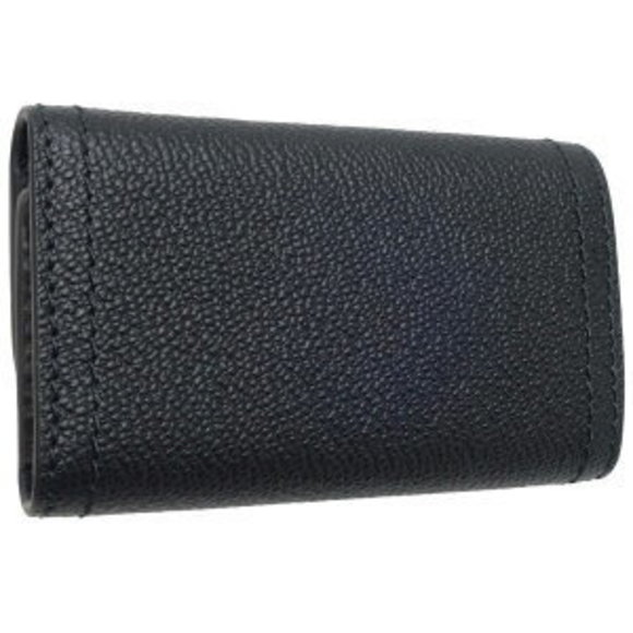 Burberry | Bags | Burberry Row Key Case Leather Black | Poshmark